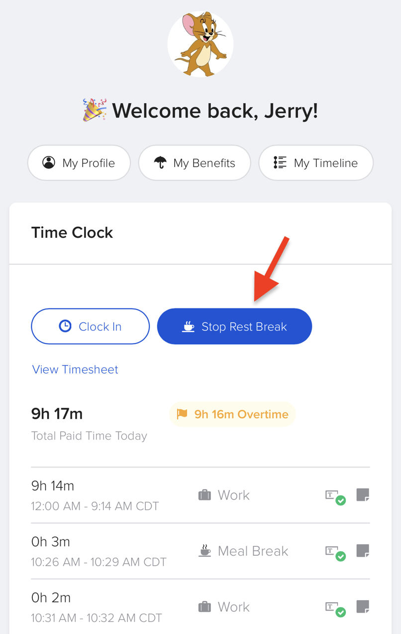 How Do I Track a Meal Break via Desktop and Mobile?
