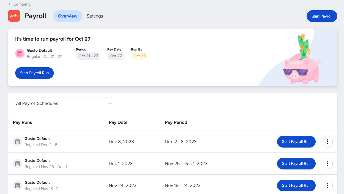 What is Gusto and how does it work with GoCo?