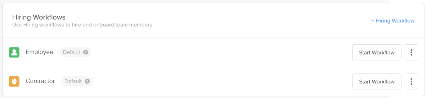 What are Hiring Workflows?