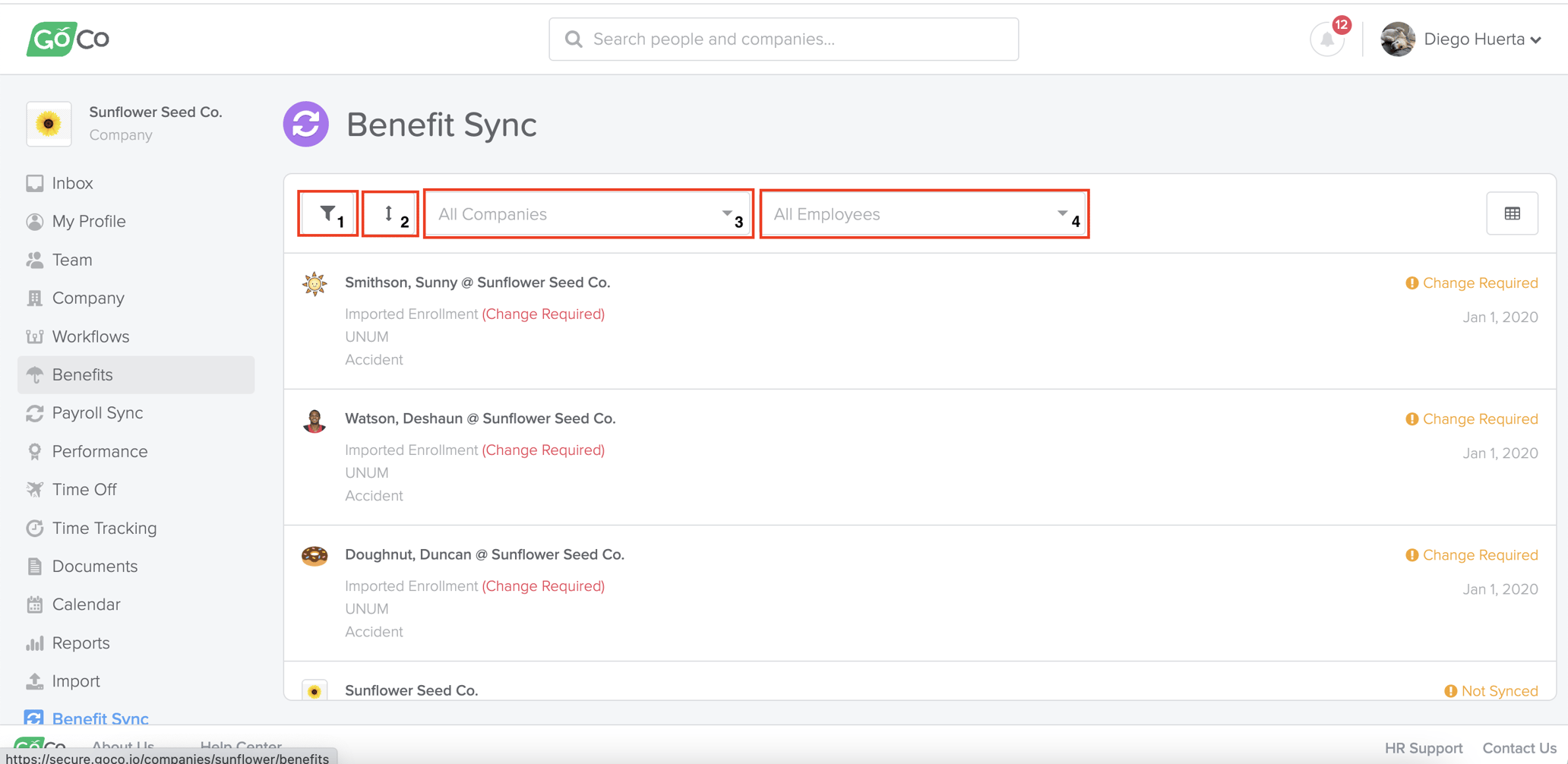 What is the Benefit Sync Dashboard?