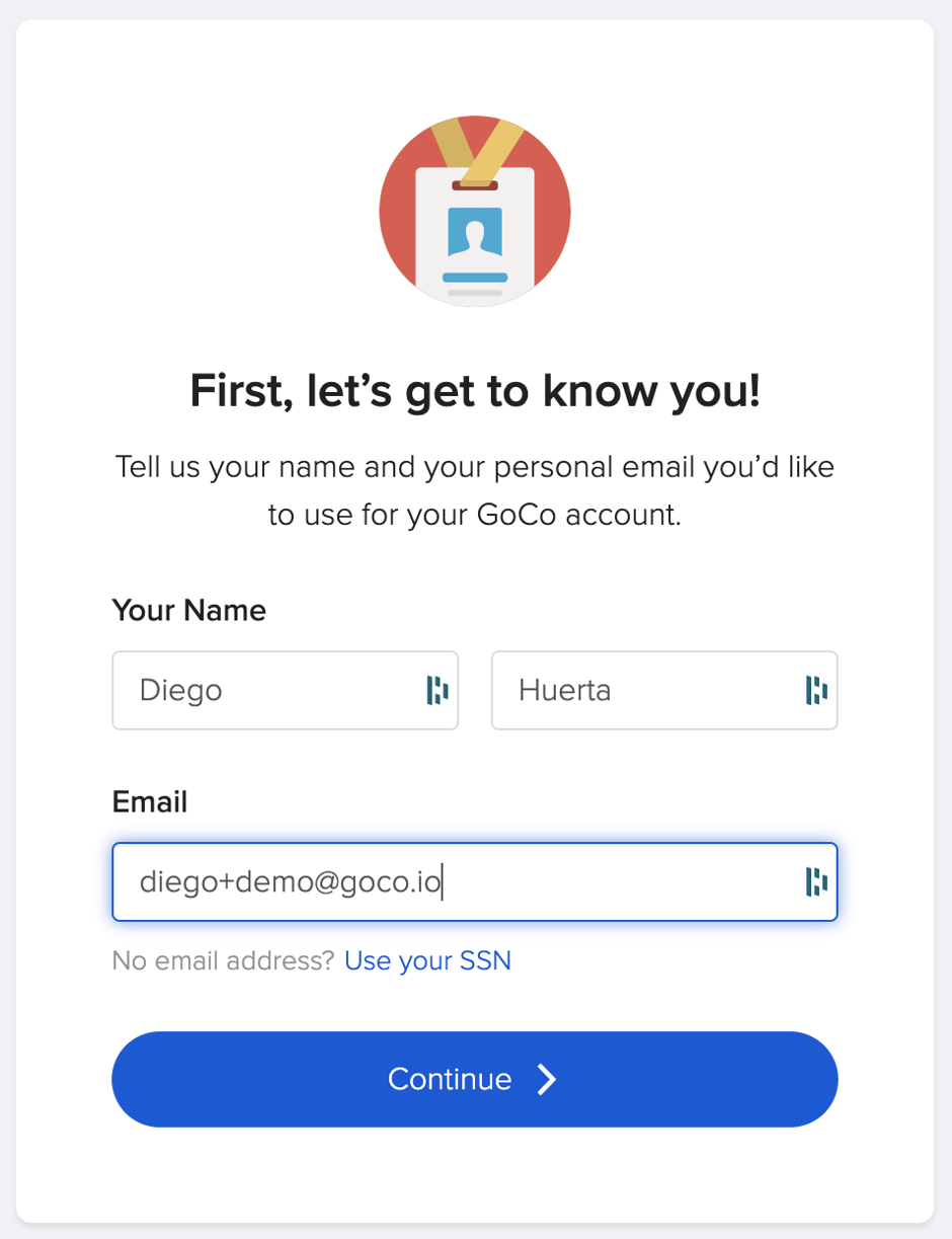 How do I create my GoCo account?