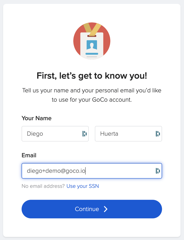 How do I create my GoCo account?