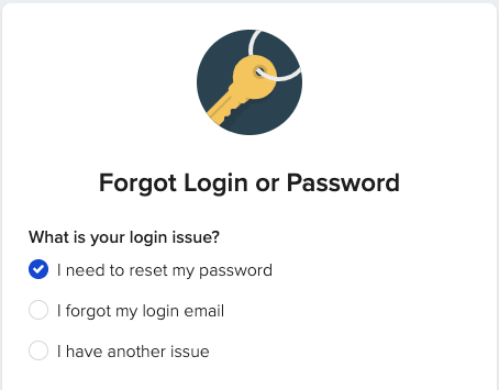 I forgot my login details! How can I find that information?