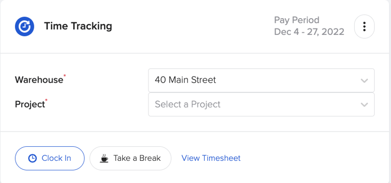 How do I clock in and out on GoCo?