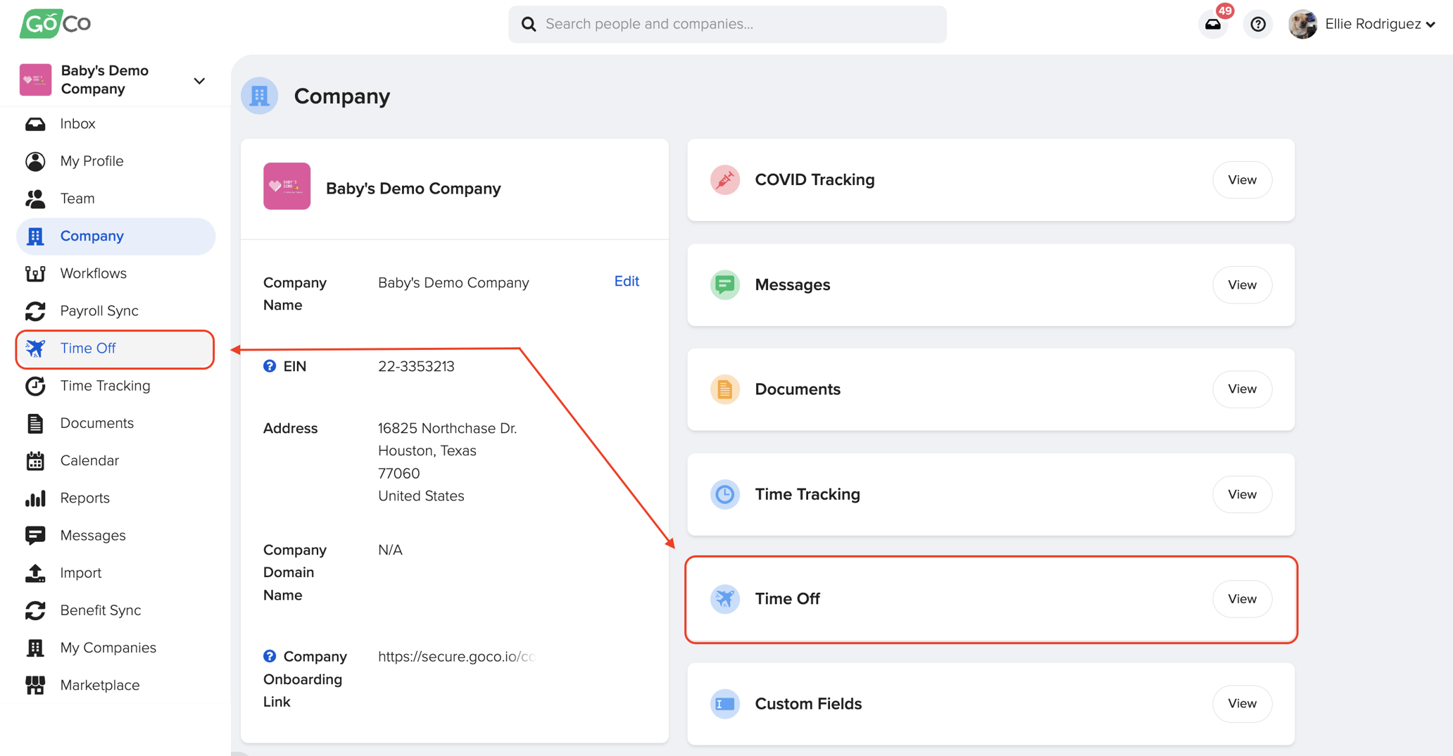 How do I set up a Time Off policy?