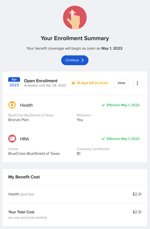 How do I enroll in benefits on GoCo?