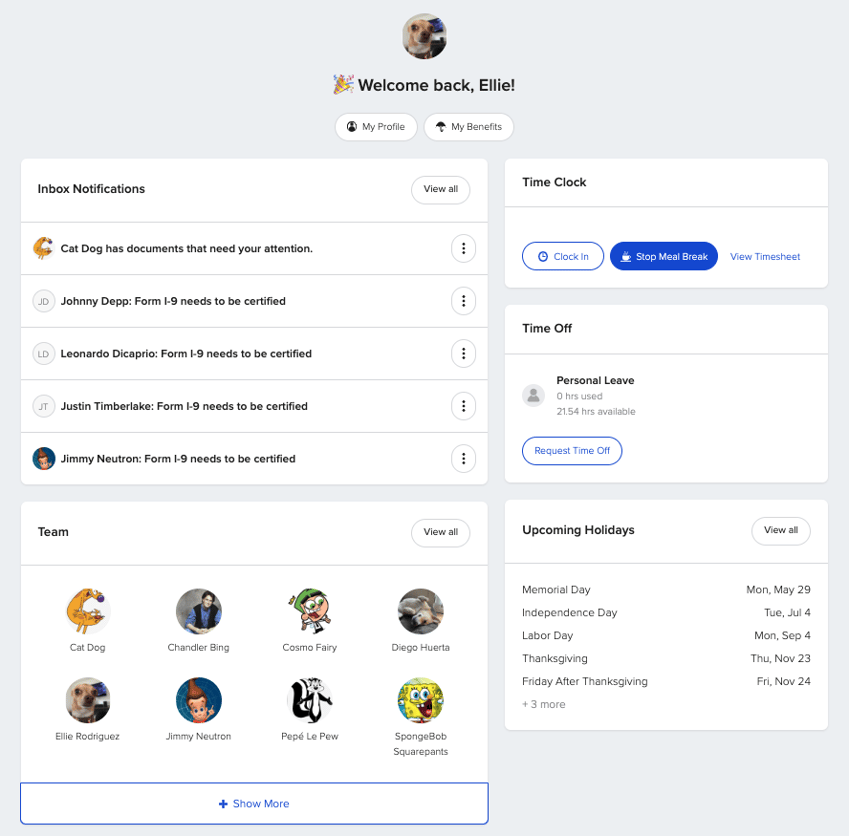 How to Navigate & Use Your Employee Home in GoCo
