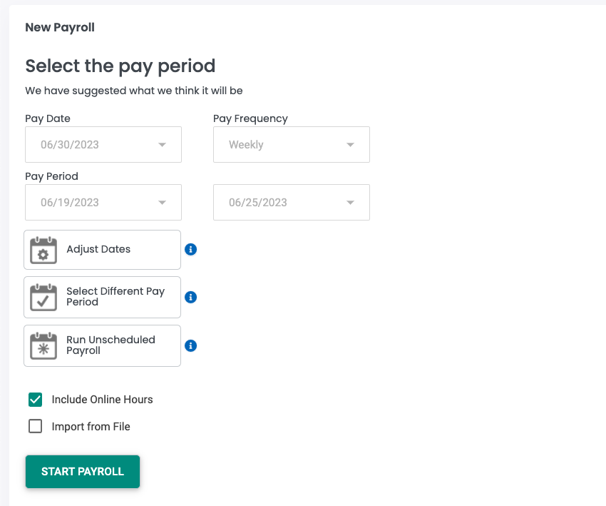 How do I process payroll using Execupay?