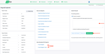 How do I process payroll using Execupay?