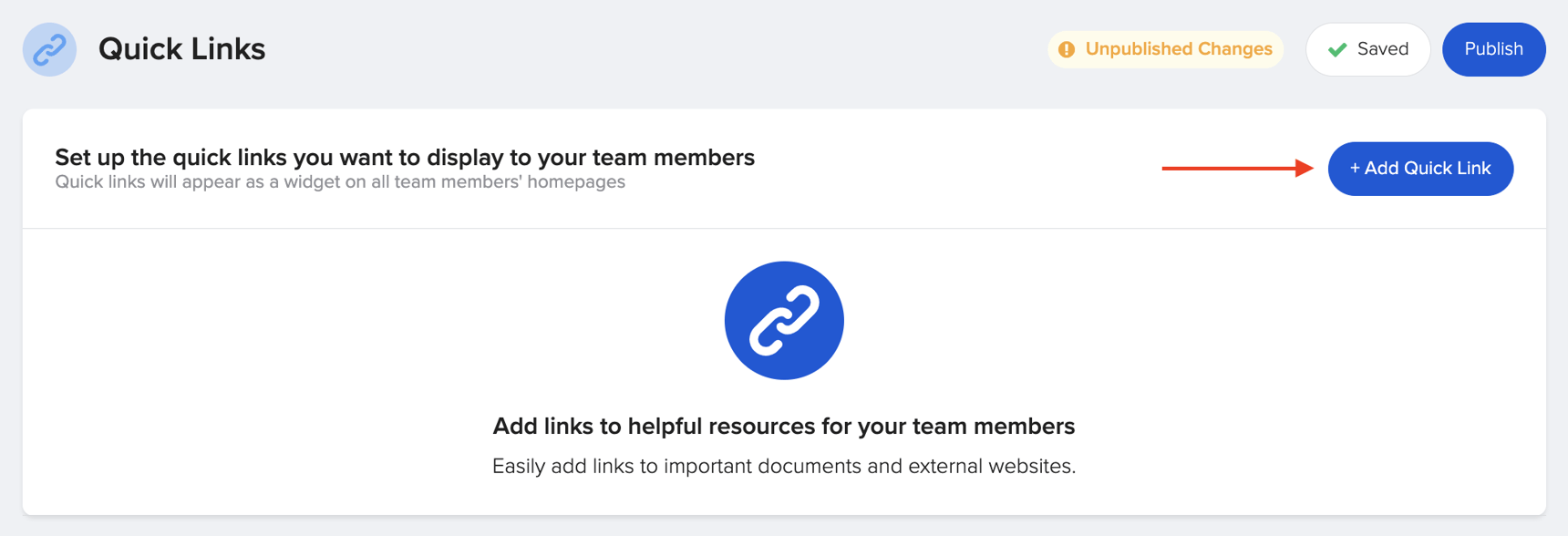 How to Create Quick Links