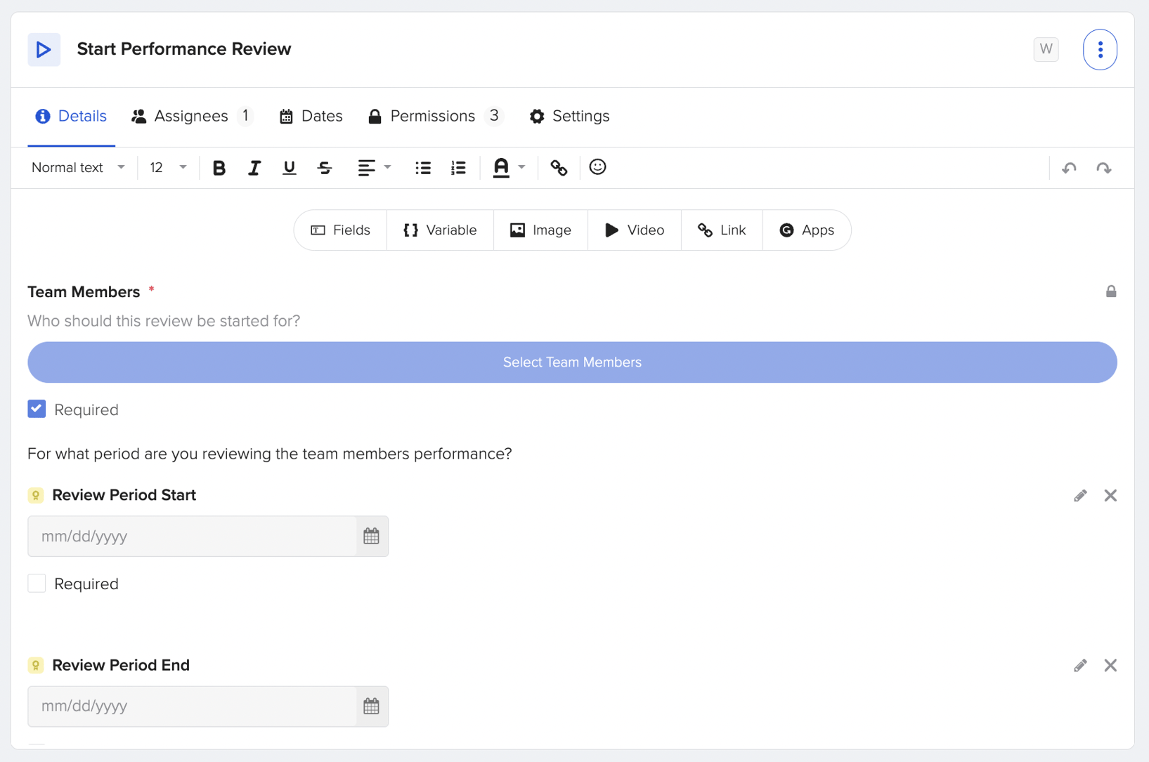 How Do I Set Up and Customize a Performance Review?