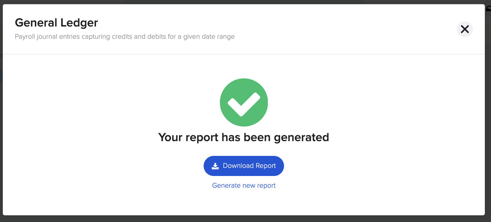 How to pull a General Ledger Report in GoCo