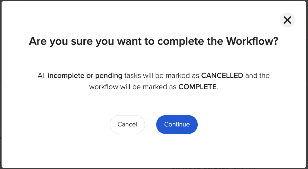 How to Cancel an Active Workflow?