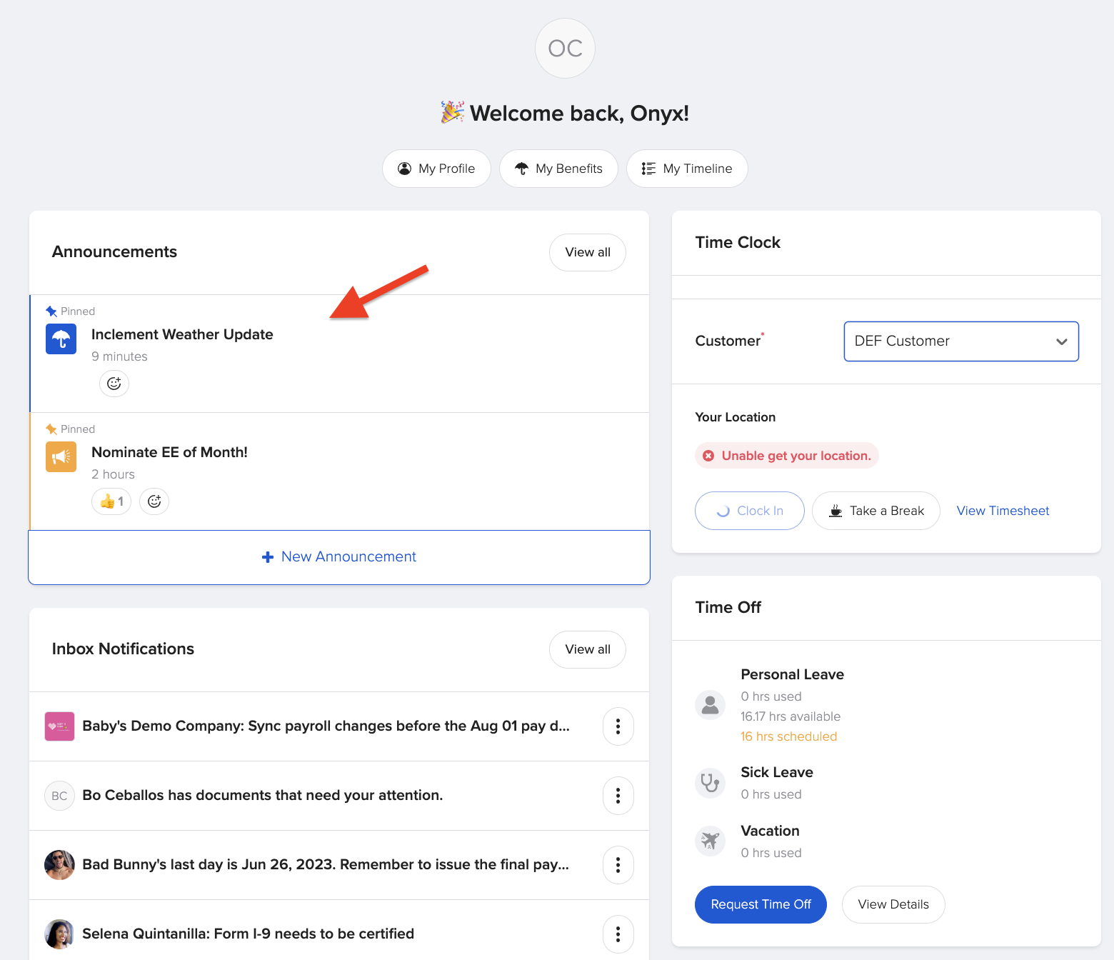 How to create an Announcement?
