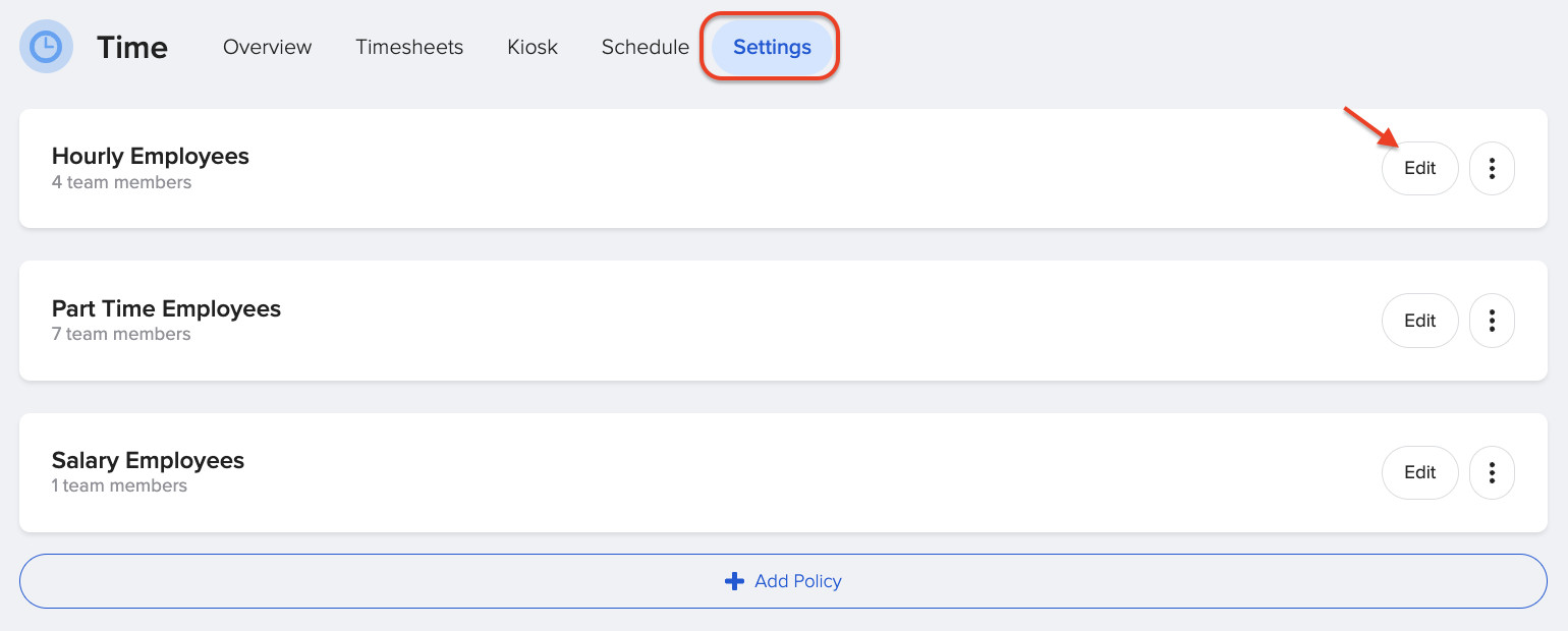 How to create a Schedule in the Time App