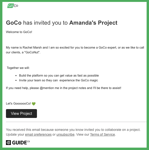 Using GuideCX for GoCo Implementation