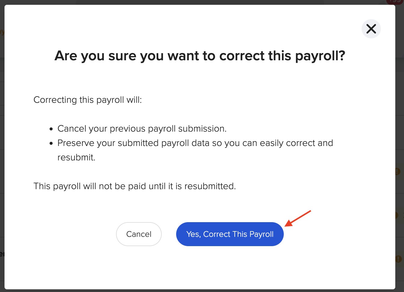 How to Re-open Payroll for Admins