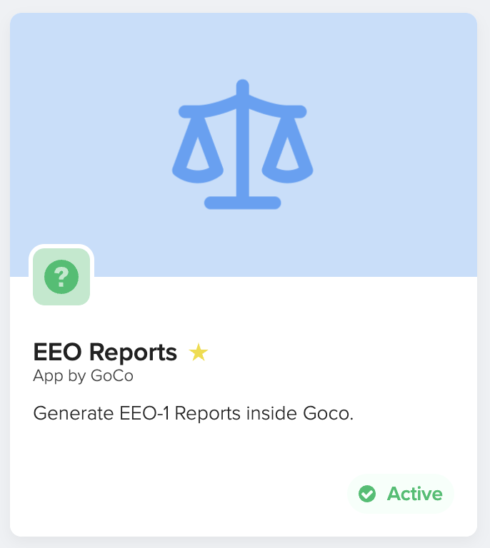 How to Set Up and Generate an EEO Report in GoCo