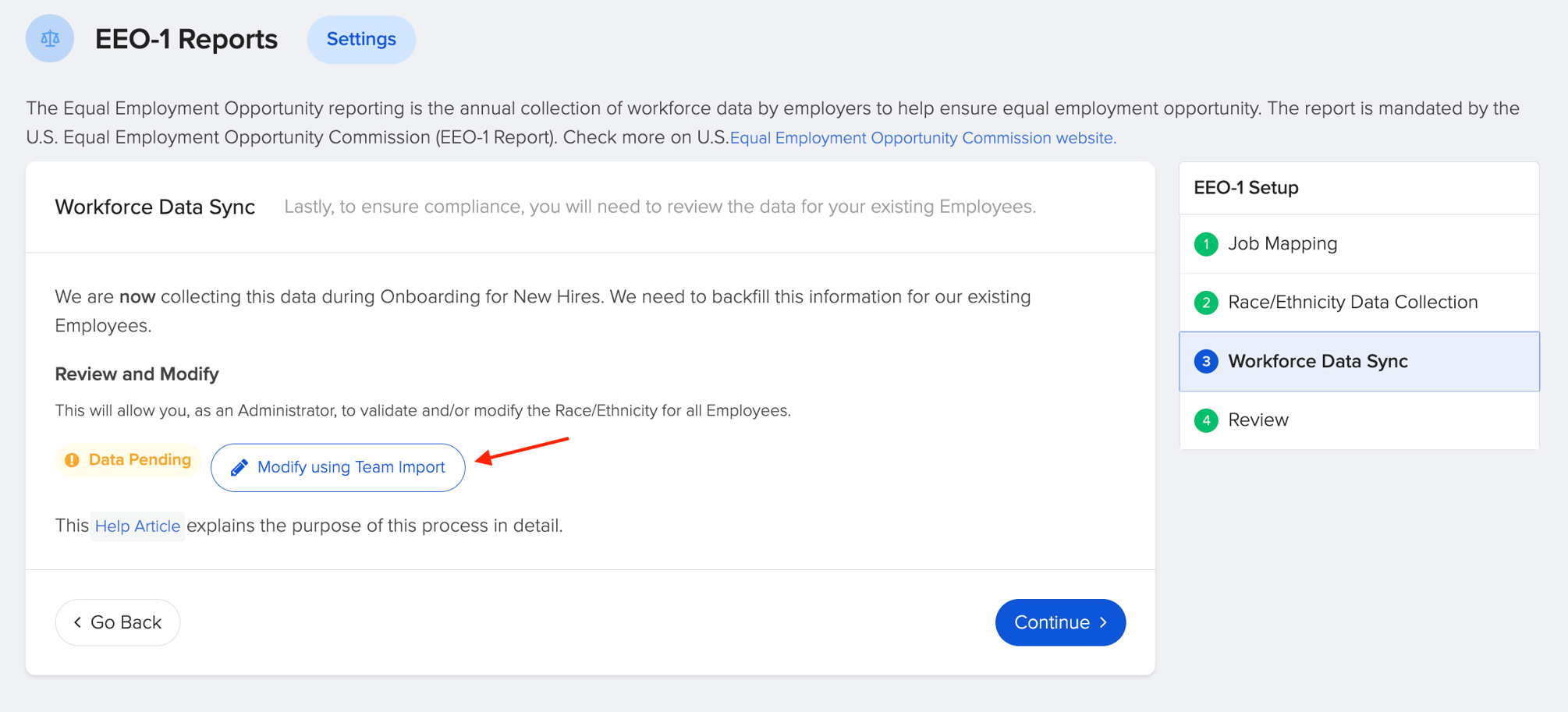 How to Set Up and Generate an EEO Report in GoCo