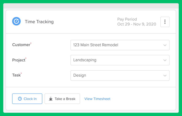 How do I clock in and out on GoCo?