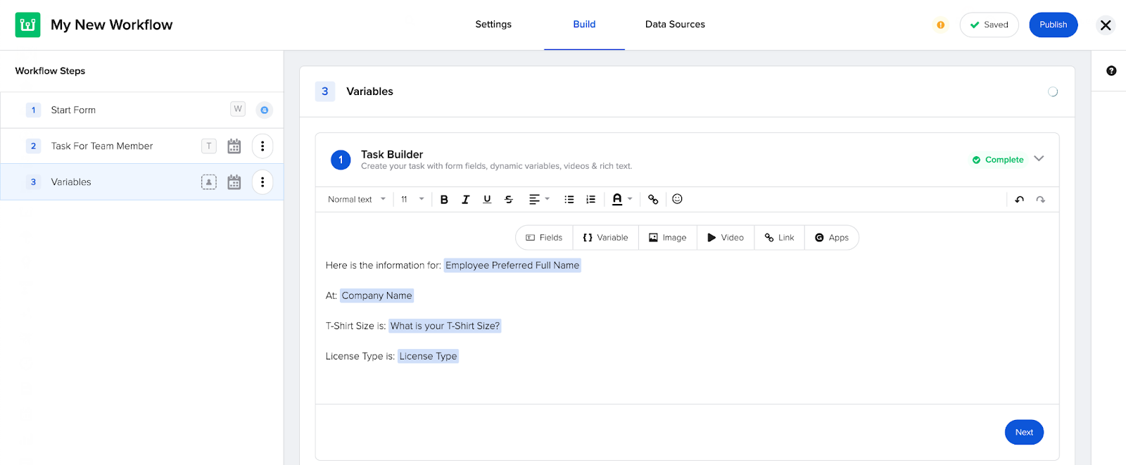 What are Variable Fields and how do I use them?